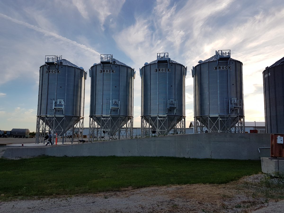 Stiffened Commercial Hopper Bins - Valley Agro Services Ltd.