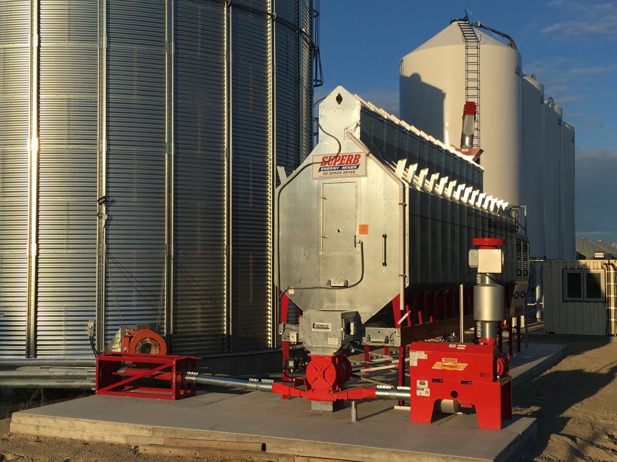 SQ 28 Superb Dryer Installation with a Walinga Pneumatic Conveyance ...